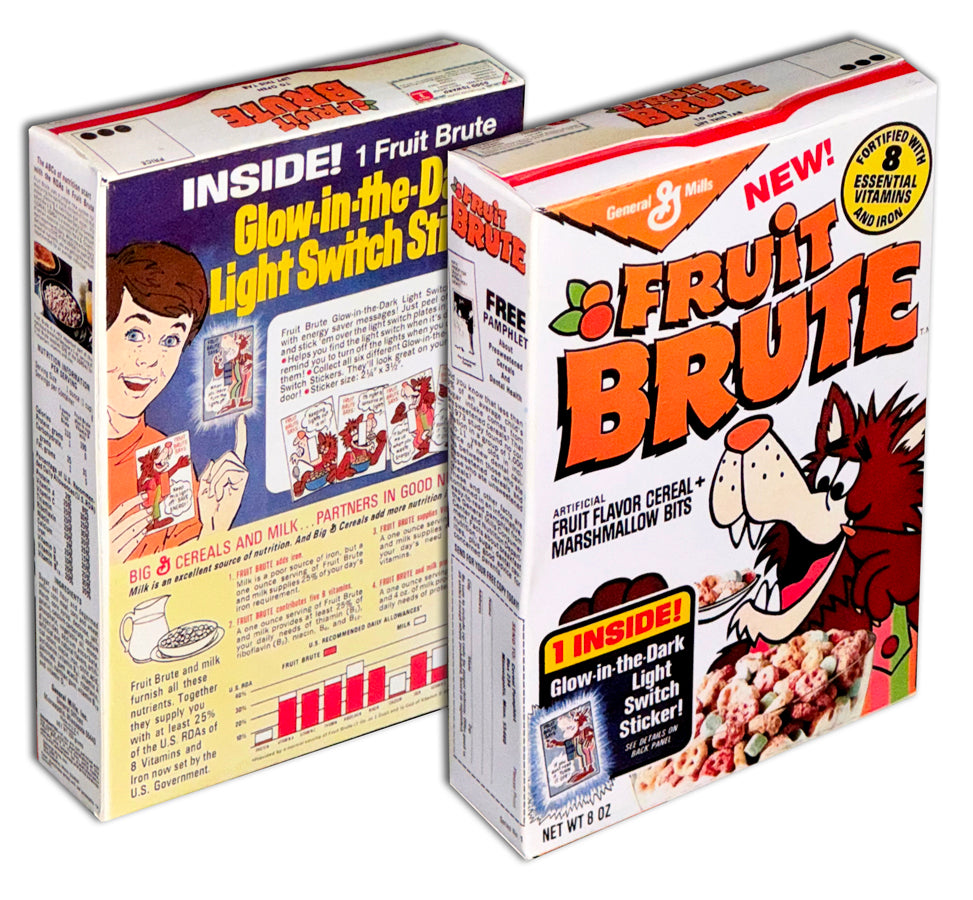 Cereal Box: Fruit Brute (Light Switch Sticker) – The Toyroom Repro & Custom Packaging