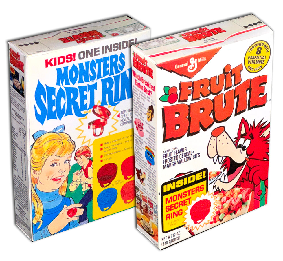 Cereal Box: Fruit Brute (Monster Secret Ring) – The Toyroom Repro & Custom Packaging