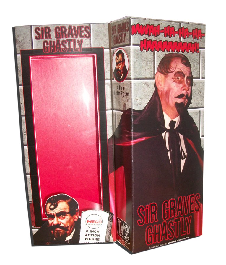 Mego Box Sir Graves Ghastly The Toyroom Repro And Custom Packaging