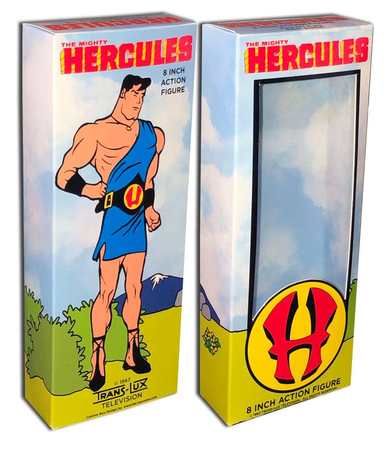 Mego Box: Hercules (Trans Lux) – The Toyroom Repro & Custom Packaging