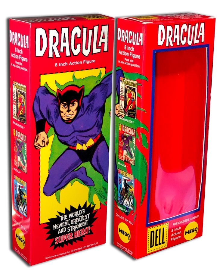 Mego Box: Dracula (Dell) – The Toyroom Repro & Custom Packaging