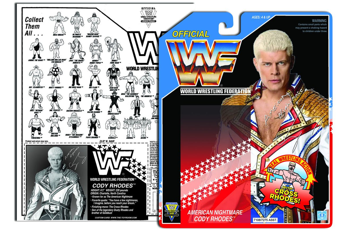 WWF HASBRO- Cody Rhodes (American Nightmare) – The Toyroom Repro ...
