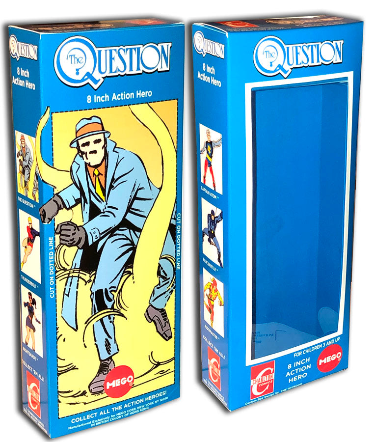 Mego Box: Question (Charlton) – The Toyroom Repro & Custom Packaging