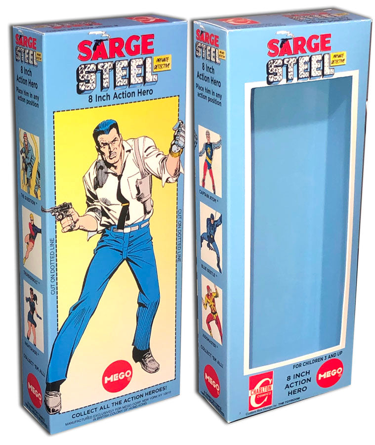 Mego Box: Sarge Steel (Charlton) – The Toyroom Repro & Custom Packaging