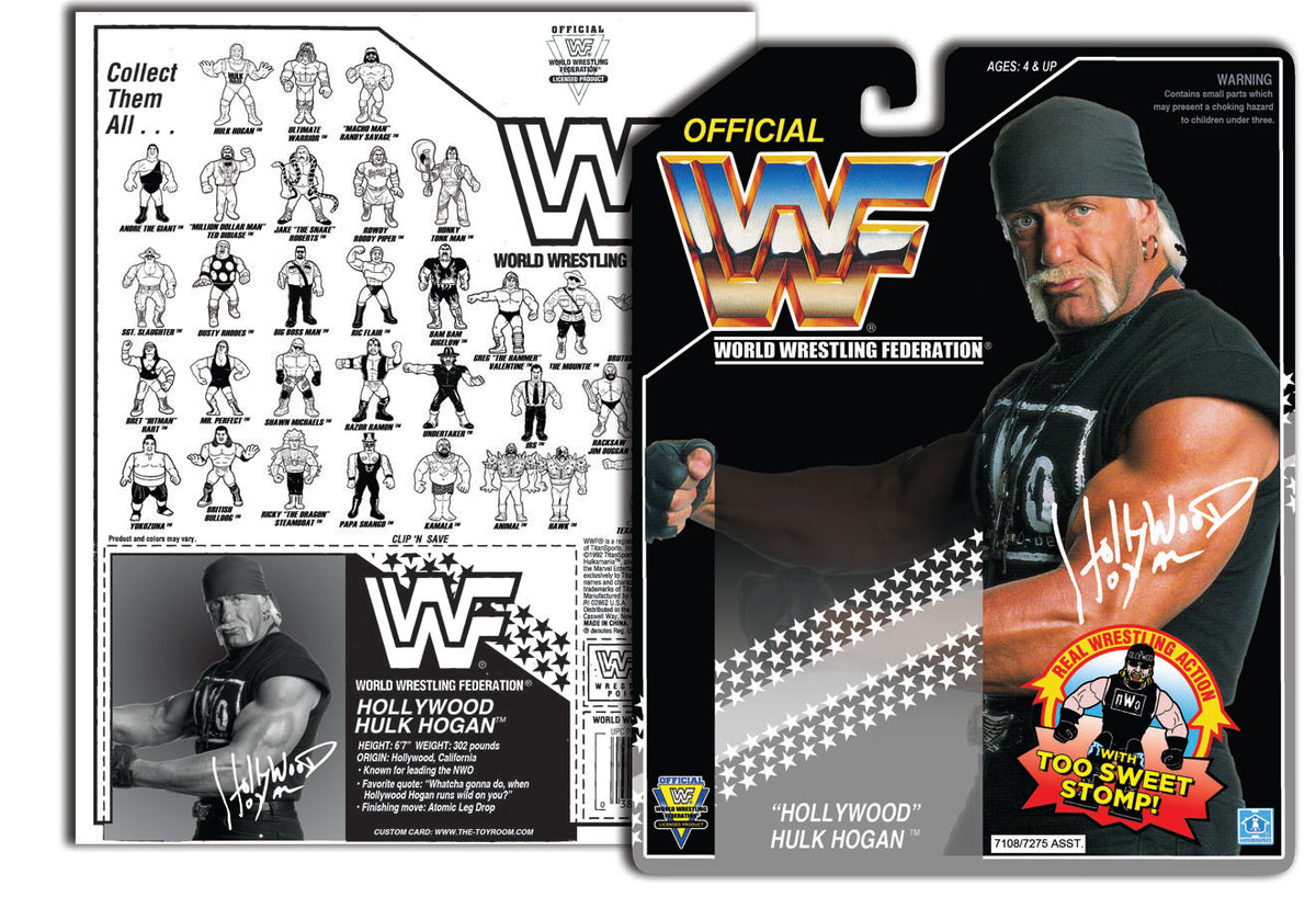 WWF HASBRO- Hulk Hogan (Hollywood) – The Toyroom Repro & Custom Packaging