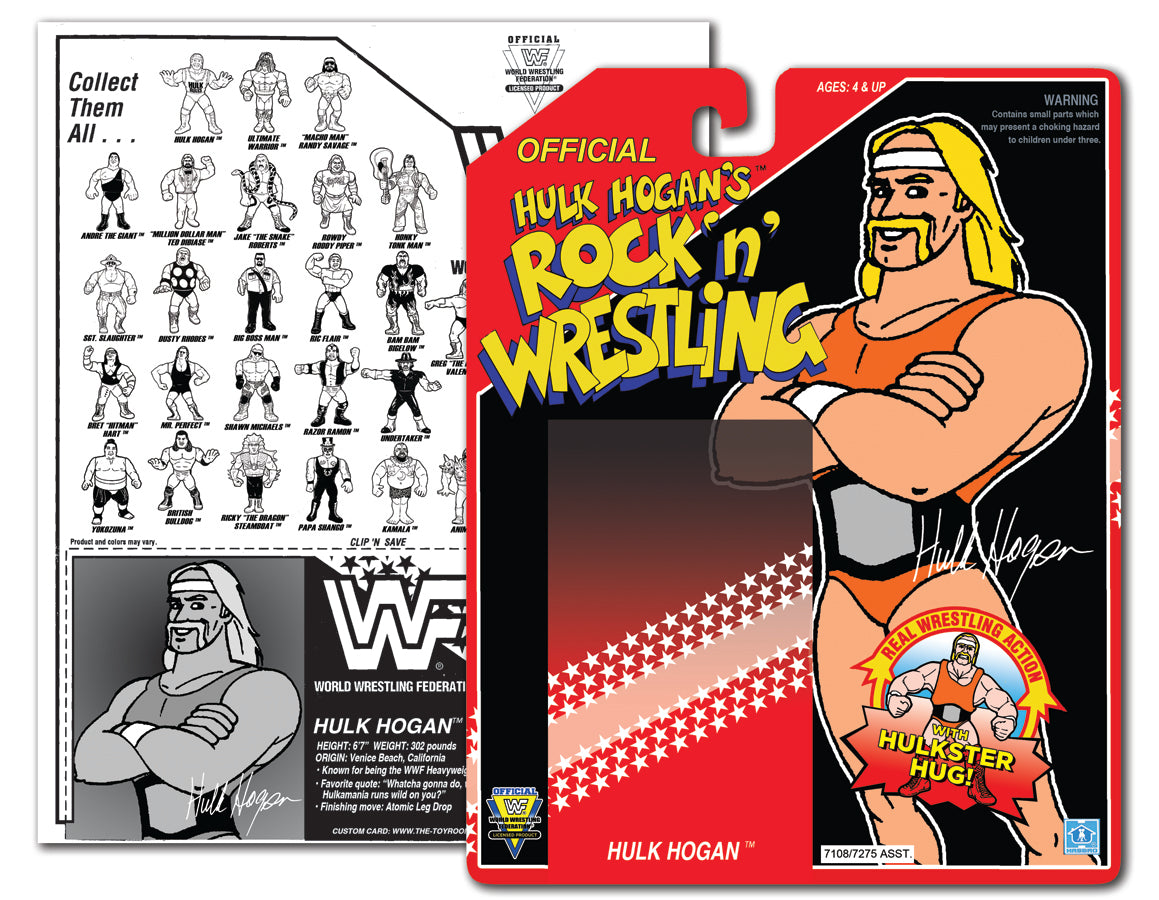WWF HASBRO- Hulk Hogan (Rock 'N' Wrestling) – The Toyroom Repro ...