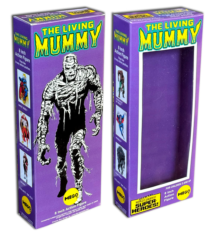 Mego Box: Living Mummy – The Toyroom Repro & Custom Packaging