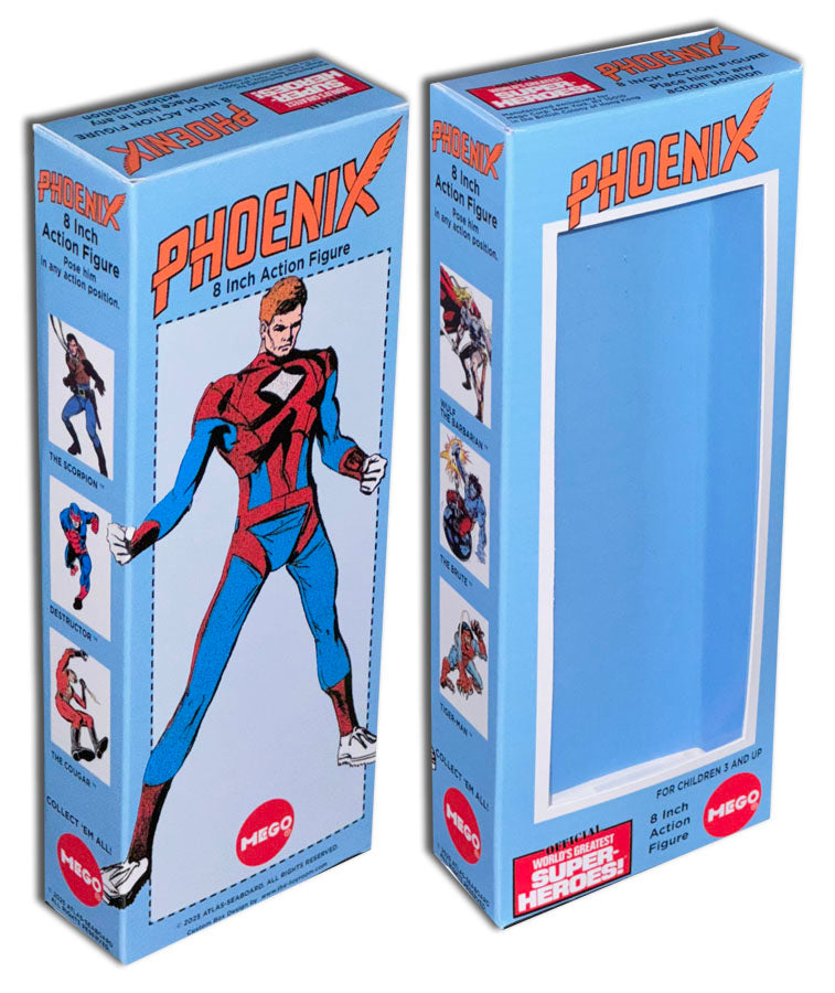 Mego Box: The Phoenix – The Toyroom Repro & Custom Packaging