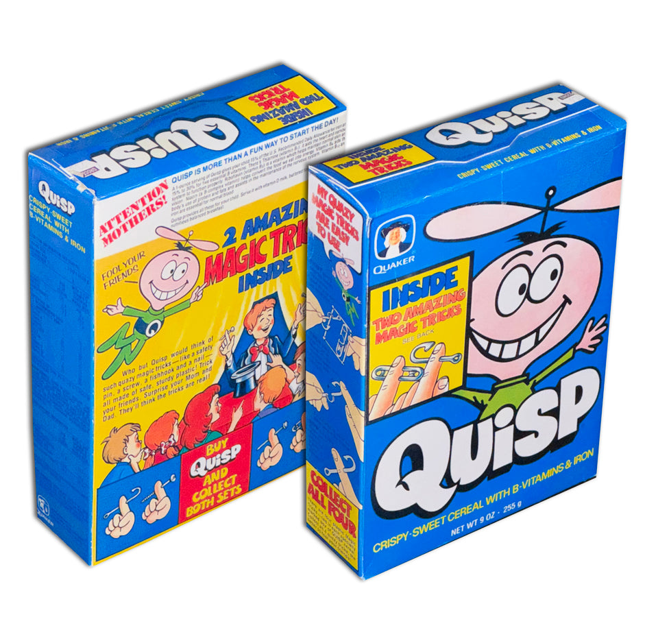 Cereal Box: Quisp (Two Amazing Magic Tricks) – The Toyroom Repro ...