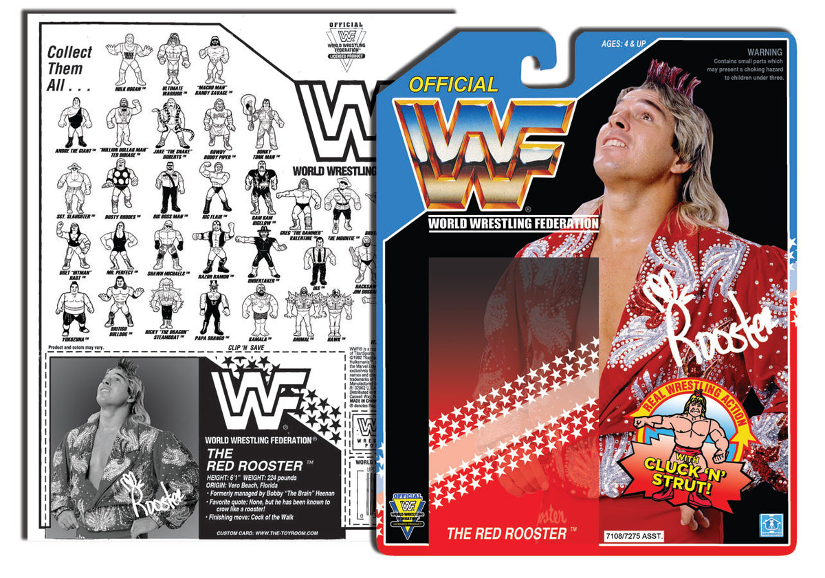 WWF HASBRO- Red Rooster – The Toyroom Repro & Custom Packaging