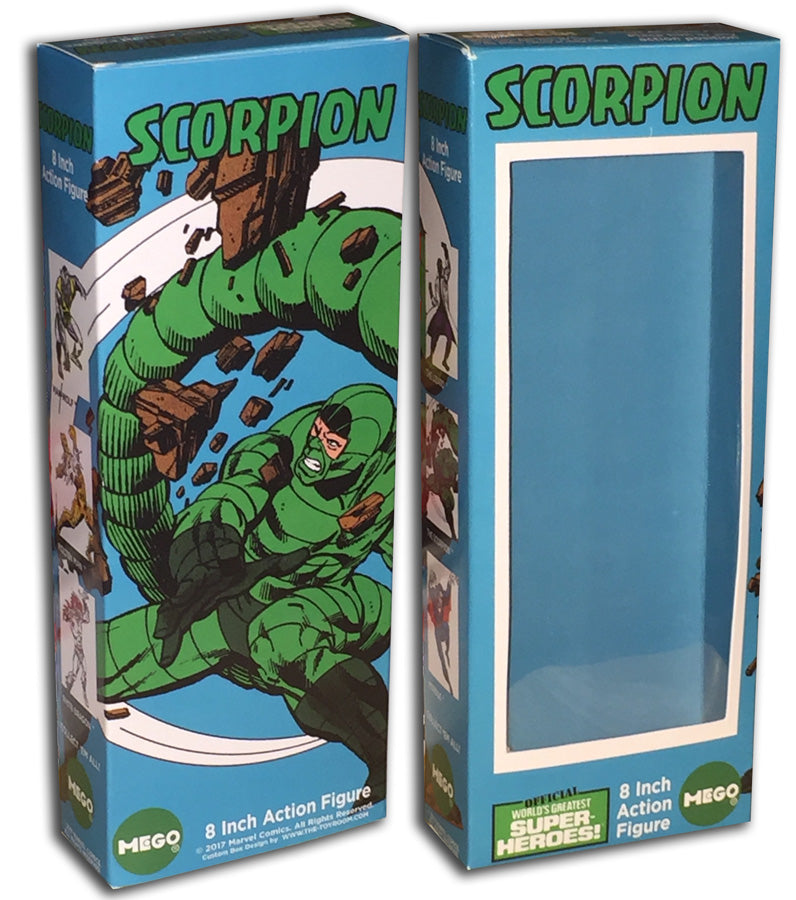 Mego Box: Scorpion – The Toyroom Repro & Custom Packaging