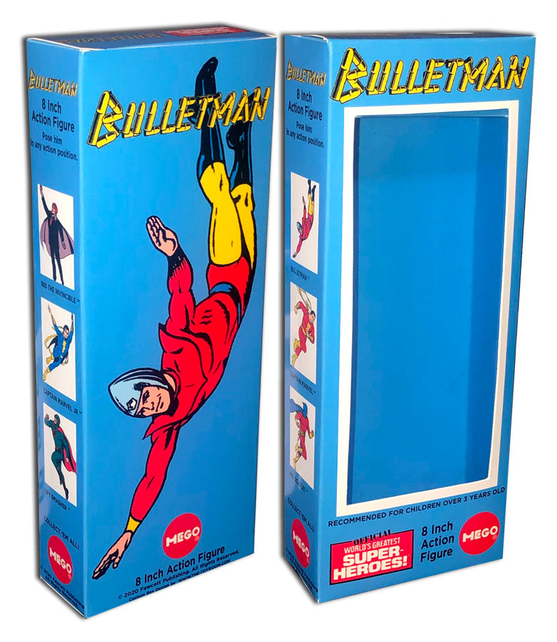 Mego Box: Bulletman (Squadron of Justice) – The Toyroom Repro & Custom ...