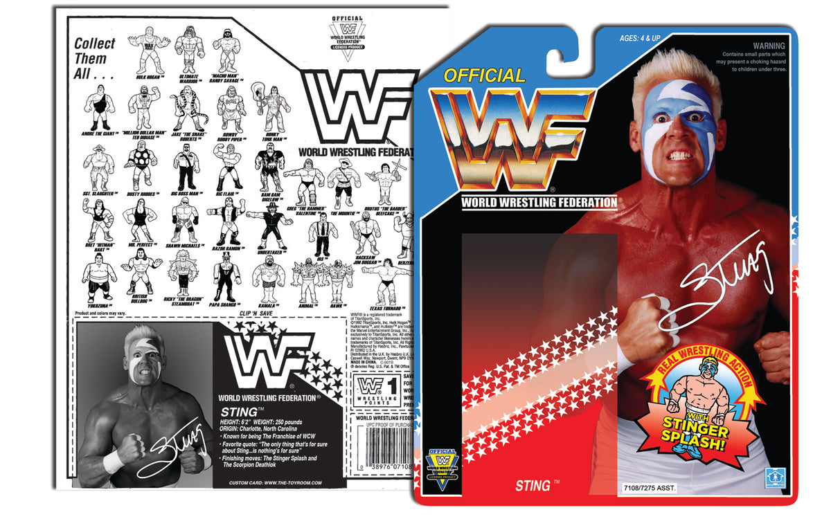 WWF HASBRO- Sting (Surfer Version) – The Toyroom Repro & Custom Packaging