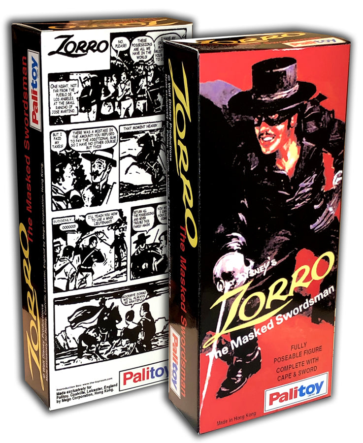 Mego WGSH Box: Zorro (Palitoy) – The Toyroom Repro & Custom Packaging