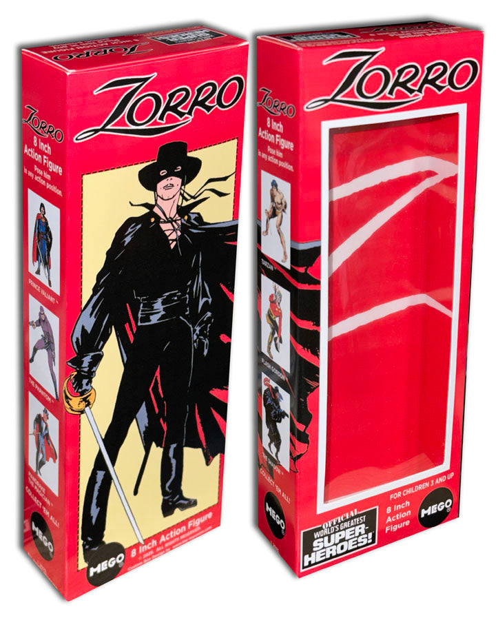 Mego Box: Zorro – The Toyroom Repro & Custom Packaging