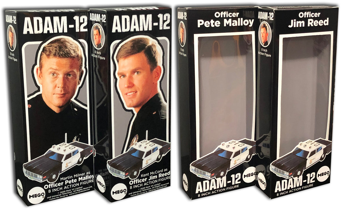 Mego Boxes: Adam-12 (Set of 2) – The Toyroom Repro & Custom Packaging