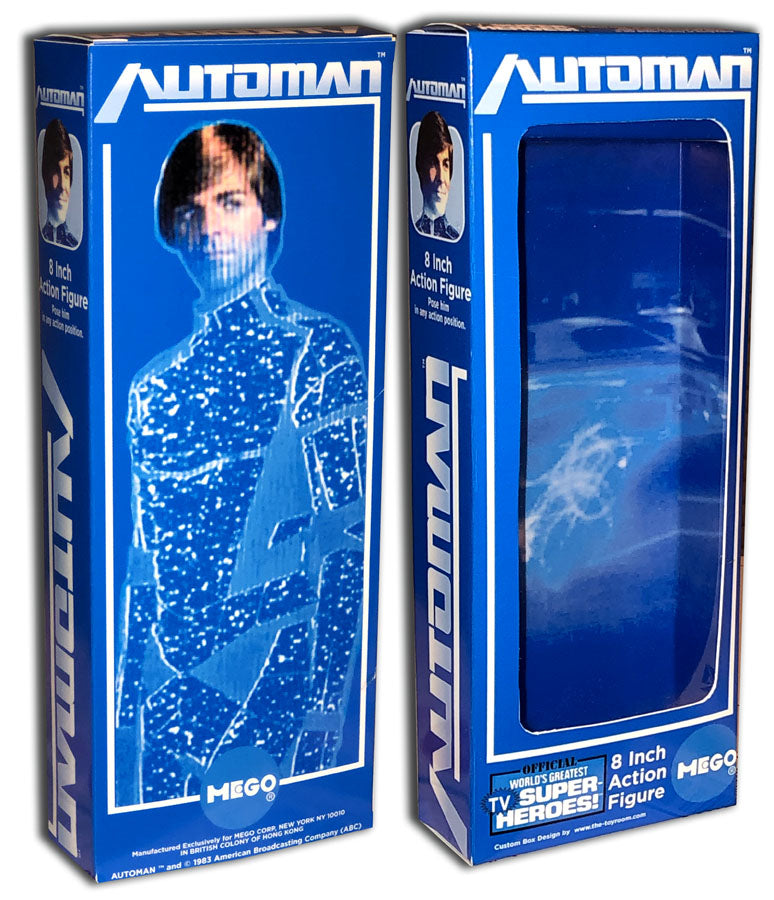 Mego Box: Automan – The Toyroom Repro & Custom Packaging