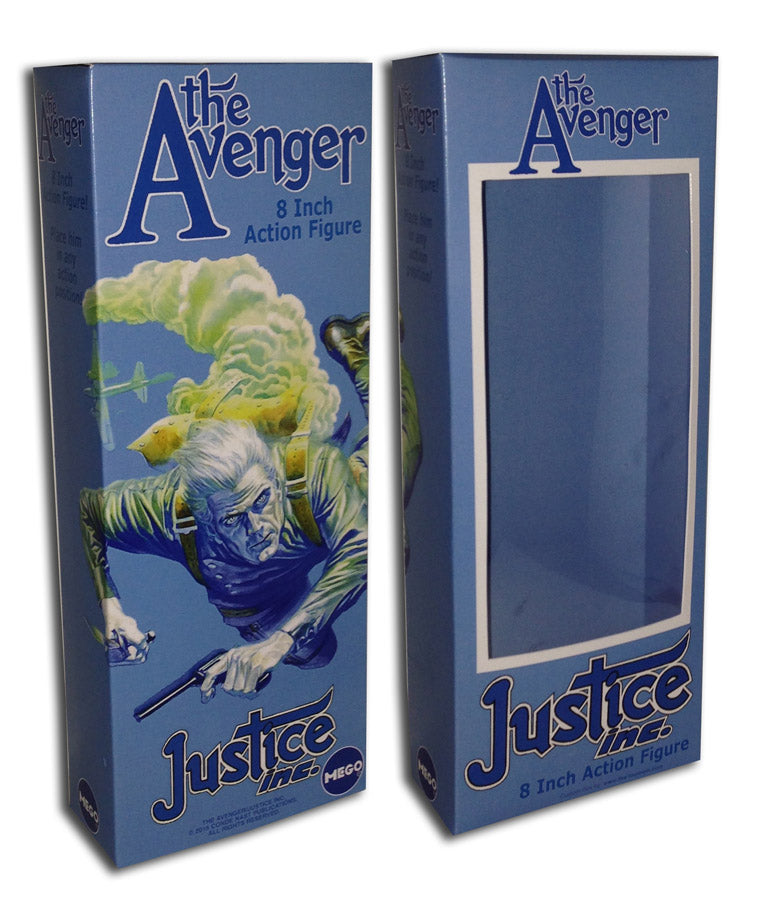 Mego Box: The Avenger (Justice Inc) – The Toyroom Repro & Custom Packaging