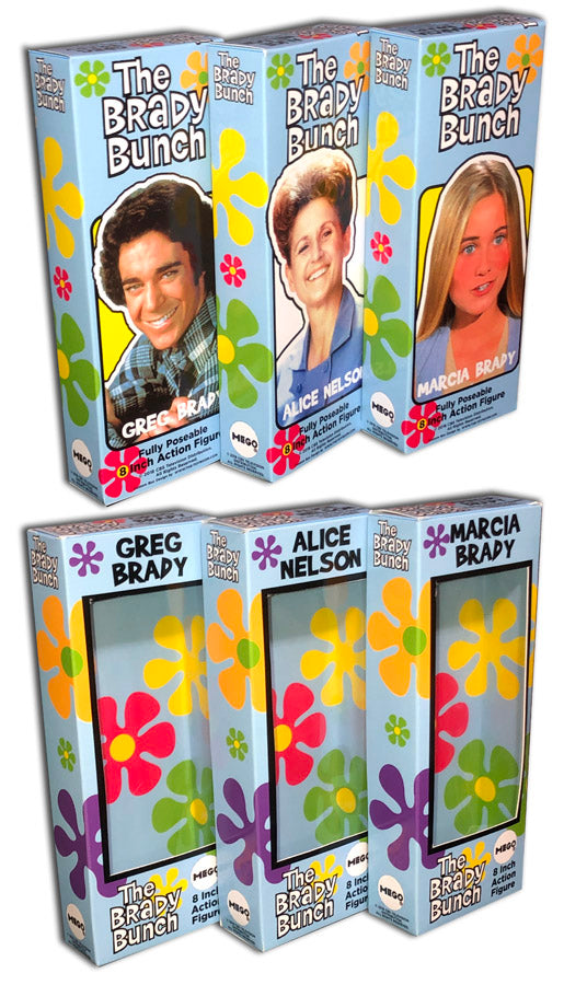 Mego Boxes: Brady Bunch – The Toyroom Repro & Custom Packaging