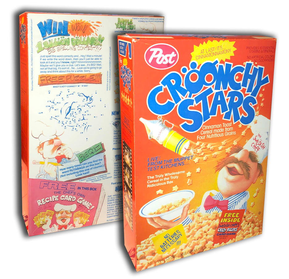 Cereal Box: Croonchy Stars – The Toyroom Repro & Custom Packaging