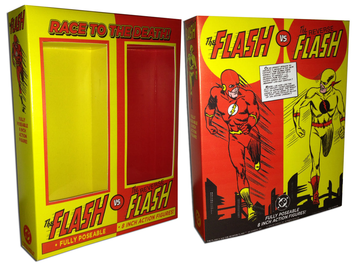 Mego 2-Pack Box: Flash vs. Reverse Flash – The Toyroom Repro & Custom ...