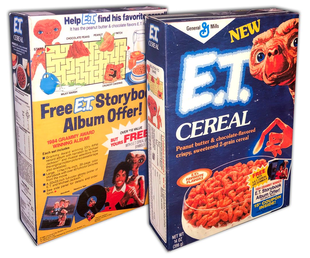 Cereal Box: E.T. Cereal – The Toyroom Repro & Custom Packaging
