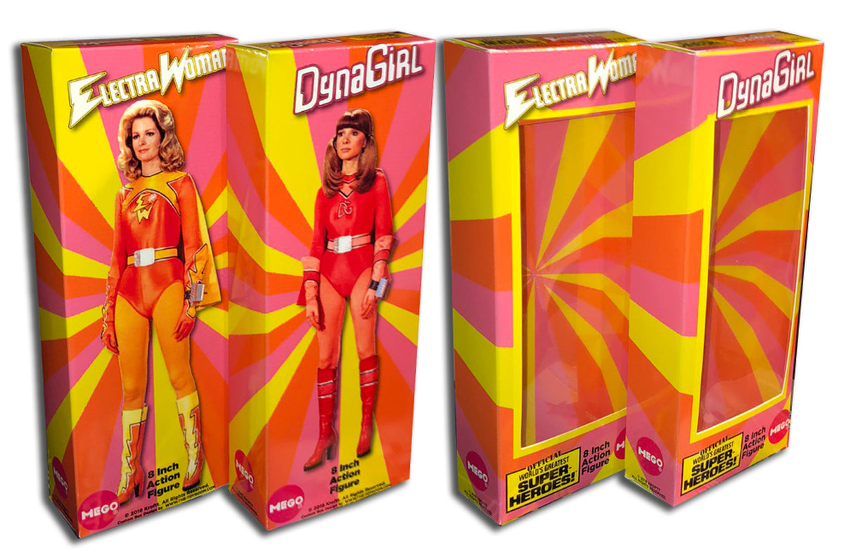 Mego Boxes: Electra Woman & Dyna Girl (YOUR CHOICE!) – The Toyroom ...