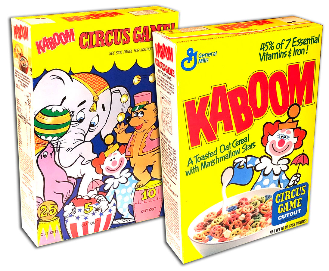 Cereal Box: Kaboom – The Toyroom Repro & Custom Packaging