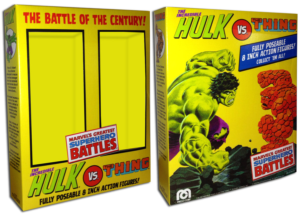 Mego 2-Pack Box: The Hulk vs. The Thing – The Toyroom Repro & Custom ...