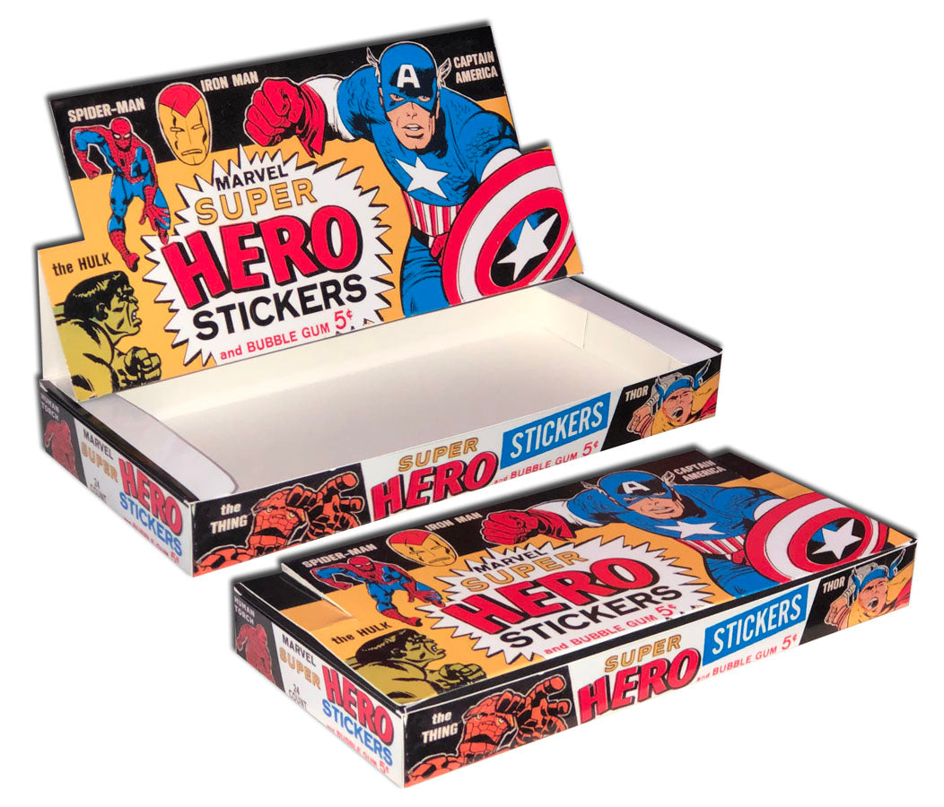Gum Cards: Marvel Super Hero Stickers – The Toyroom Repro & Custom ...