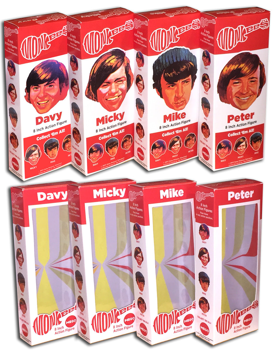 Mego Boxes: Monkees (YOUR CHOICE!) – The Toyroom Repro & Custom Packaging