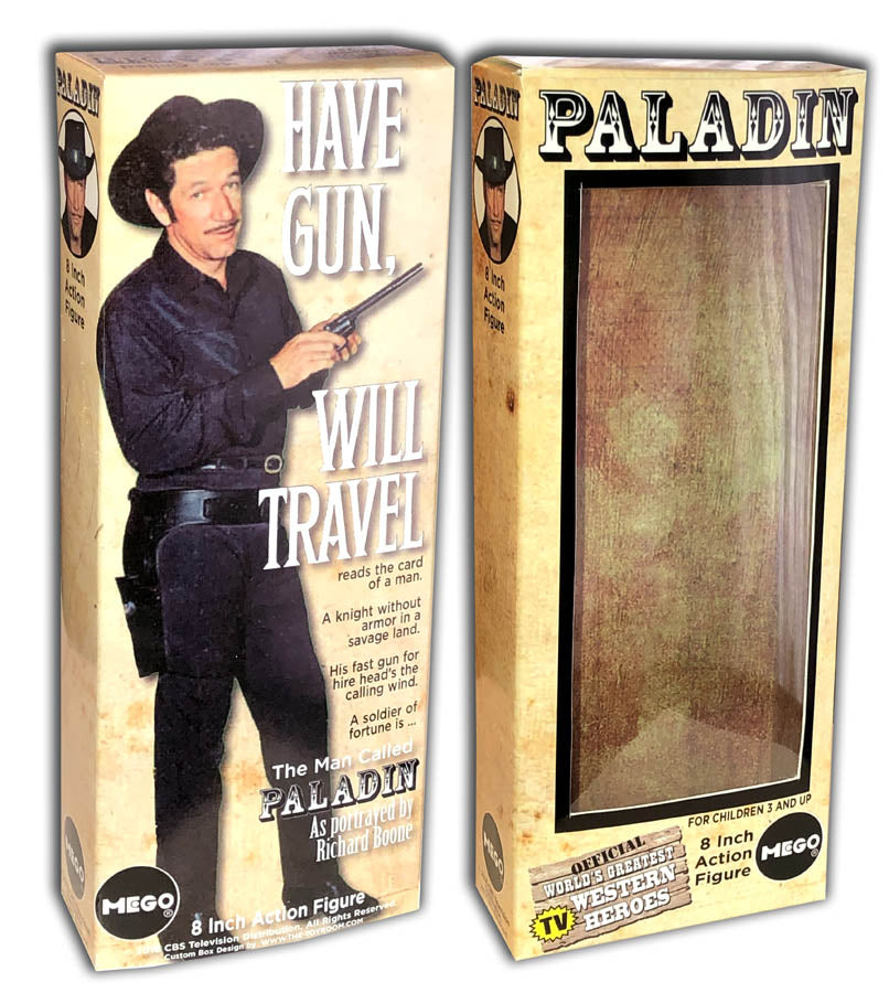 Mego Box: Paladin – The Toyroom Repro & Custom Packaging