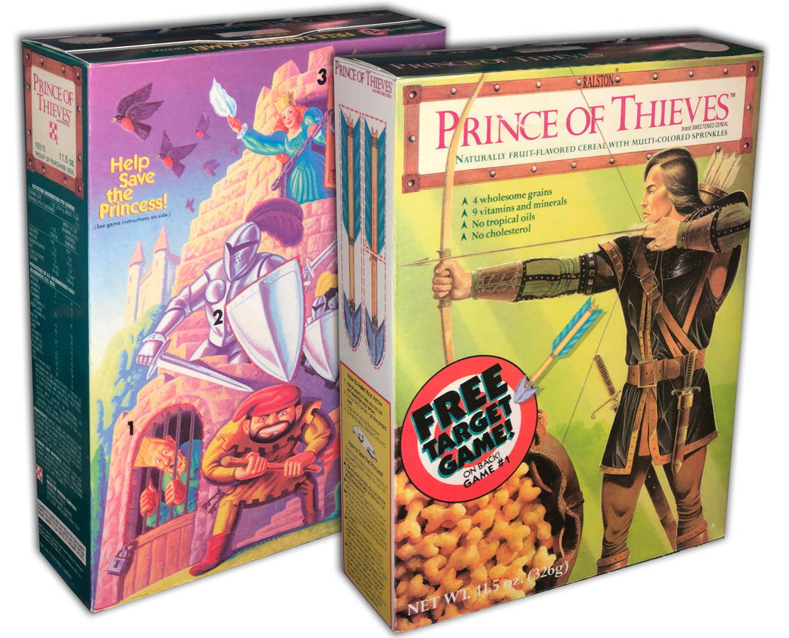 Cereal Box: Prince of Thieves – The Toyroom Repro & Custom Packaging