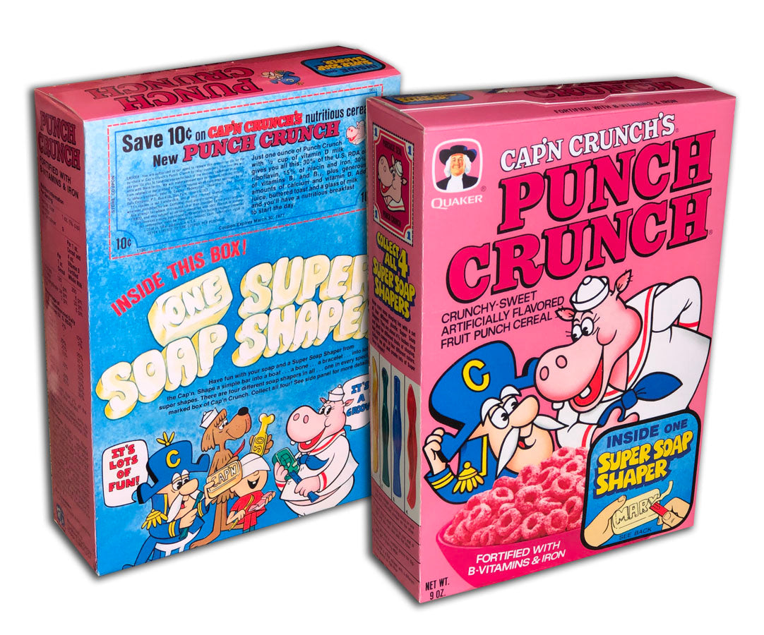 Cereal Box: Punch Crunch (Super Soap Shaper) – The Toyroom Repro ...
