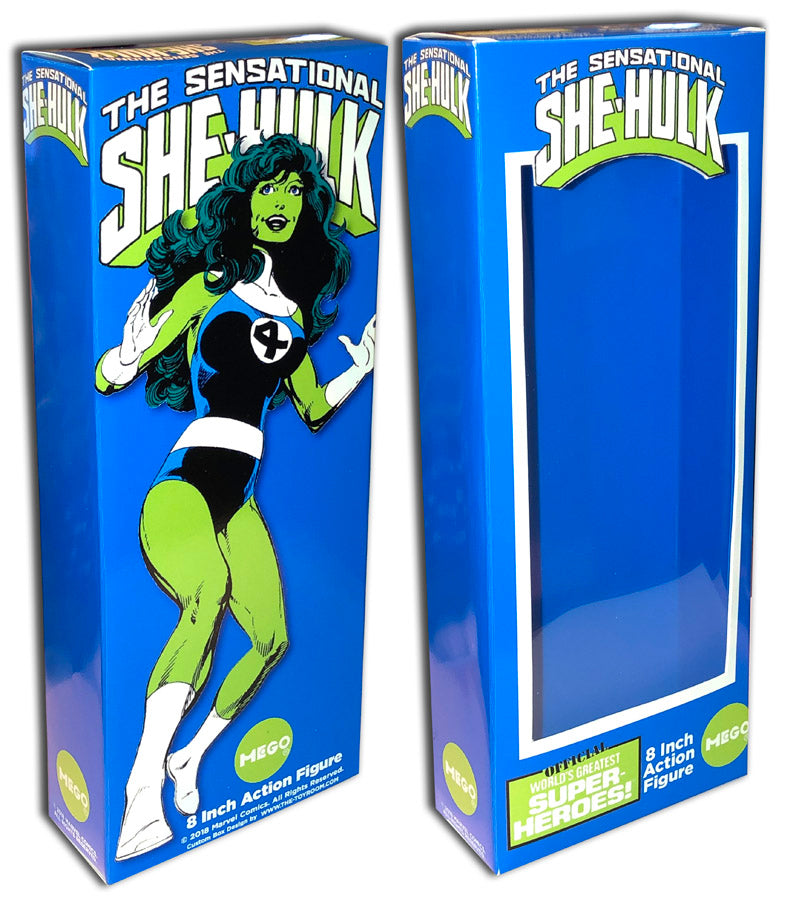 Mego Hulk Box: She-Hulk (FF) – The Toyroom Repro & Custom Packaging