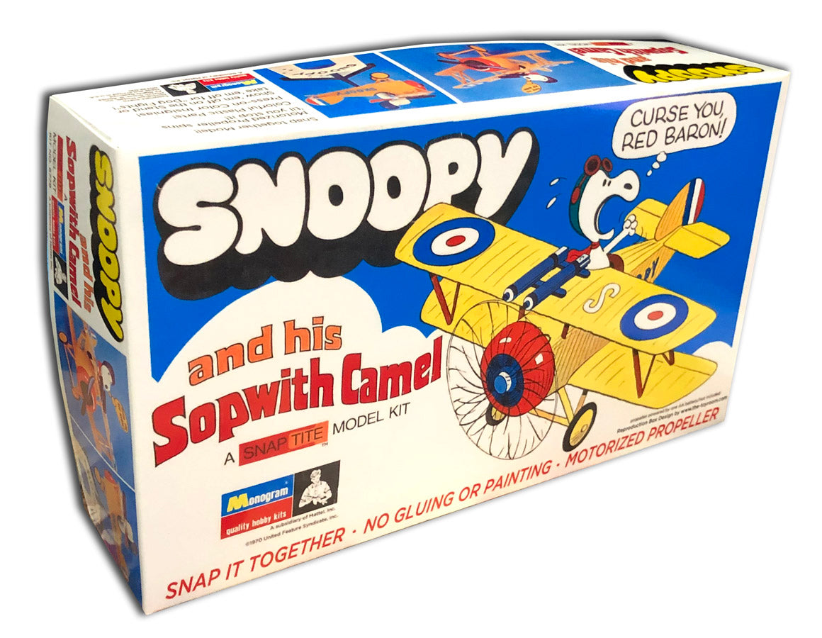 Monogram: Snoopy and His Sopwith Camel Model Kit Box – The Toyroom ...