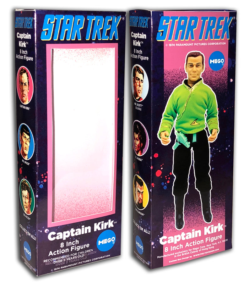 Mego Box: ST Crew (Capt Kirk-Green Shirt) – The Toyroom Repro & Custom ...