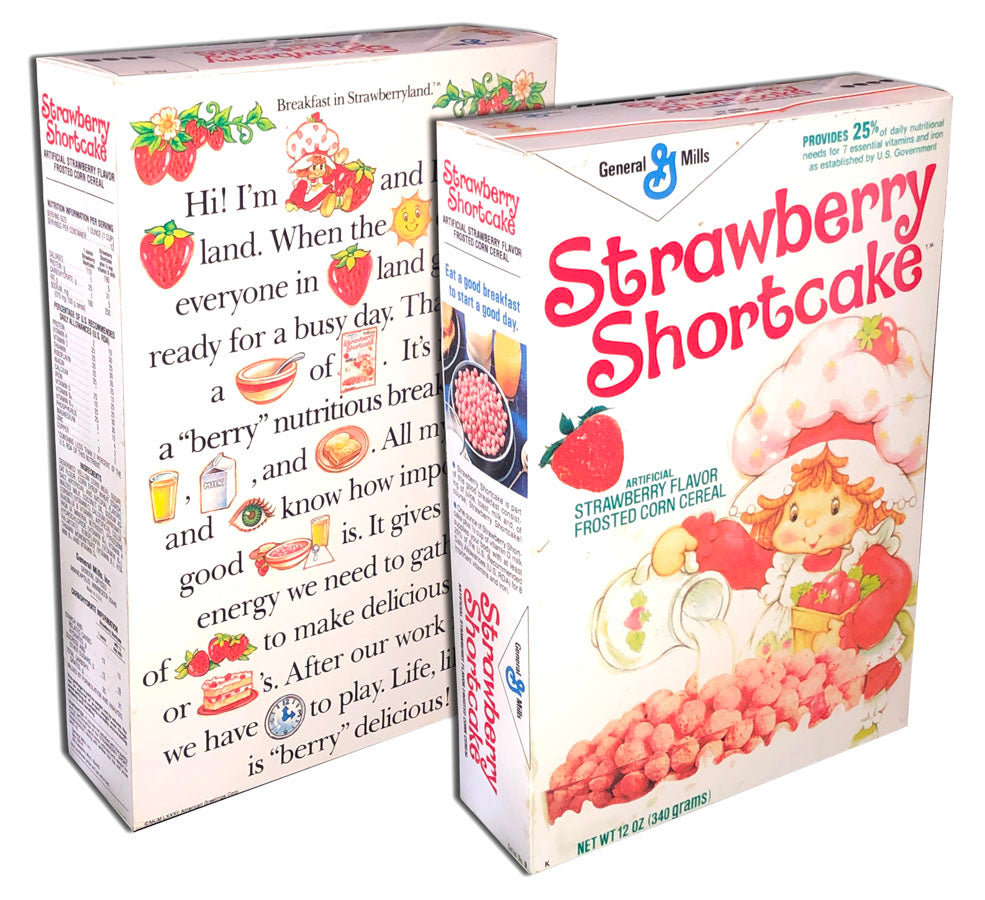 Cereal Box: Strawberry Shortcake – The Toyroom Repro & Custom Packaging