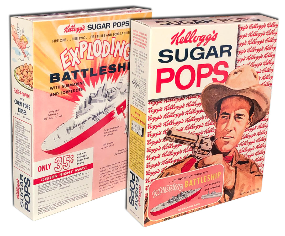 Cereal Box: Sugar Pops (Wild Bill Hickok 8 oz) – The Toyroom Repro ...