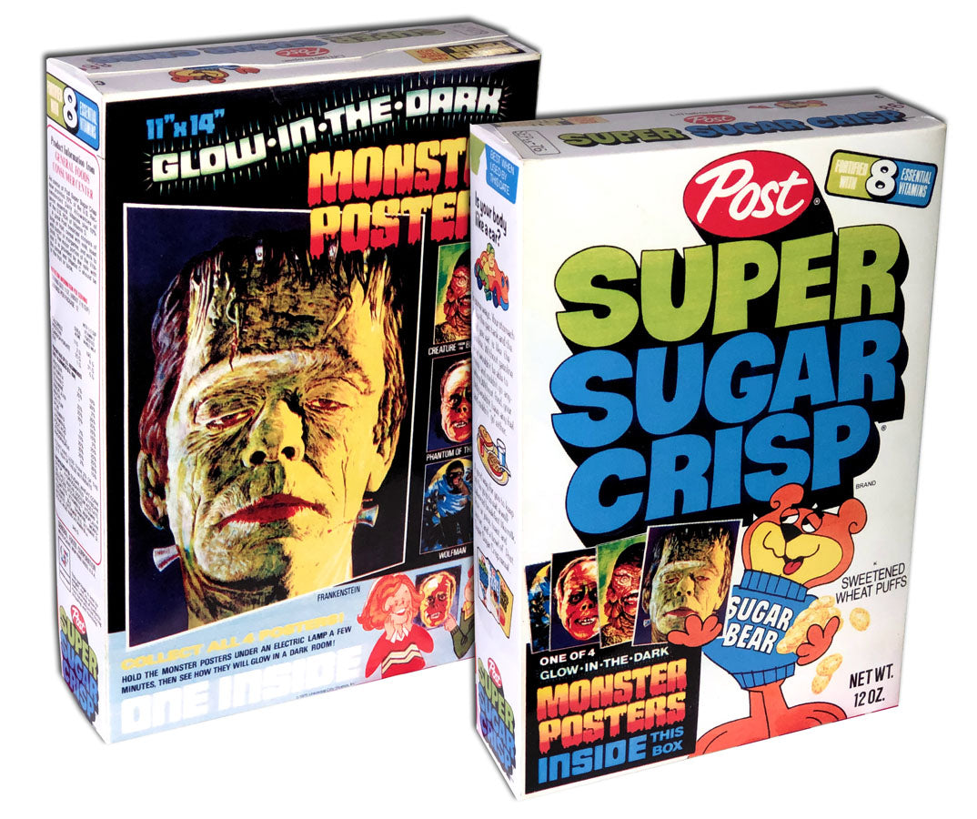 Cereal Box: Super Sugar Crisp (Monsters) – The Toyroom Repro & Custom ...