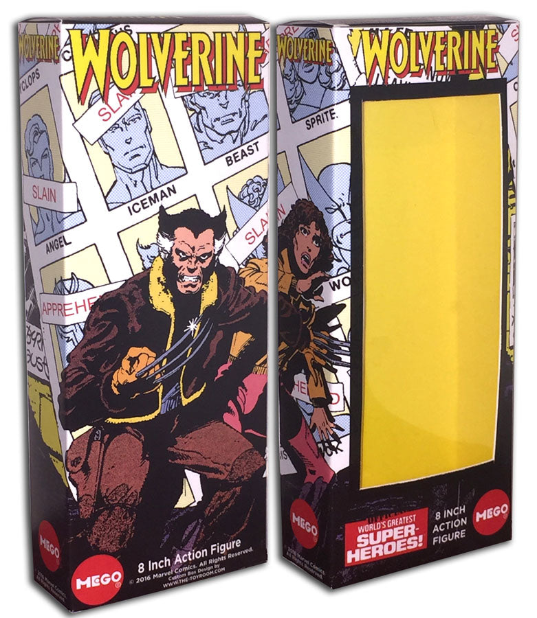 Mego X-Men Box: Wolverine (DOFP) – The Toyroom Repro & Custom Packaging